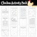 Chicken Activity Pack, Chicken Unit, Chicken Worksheets for Kids, Cute ...
