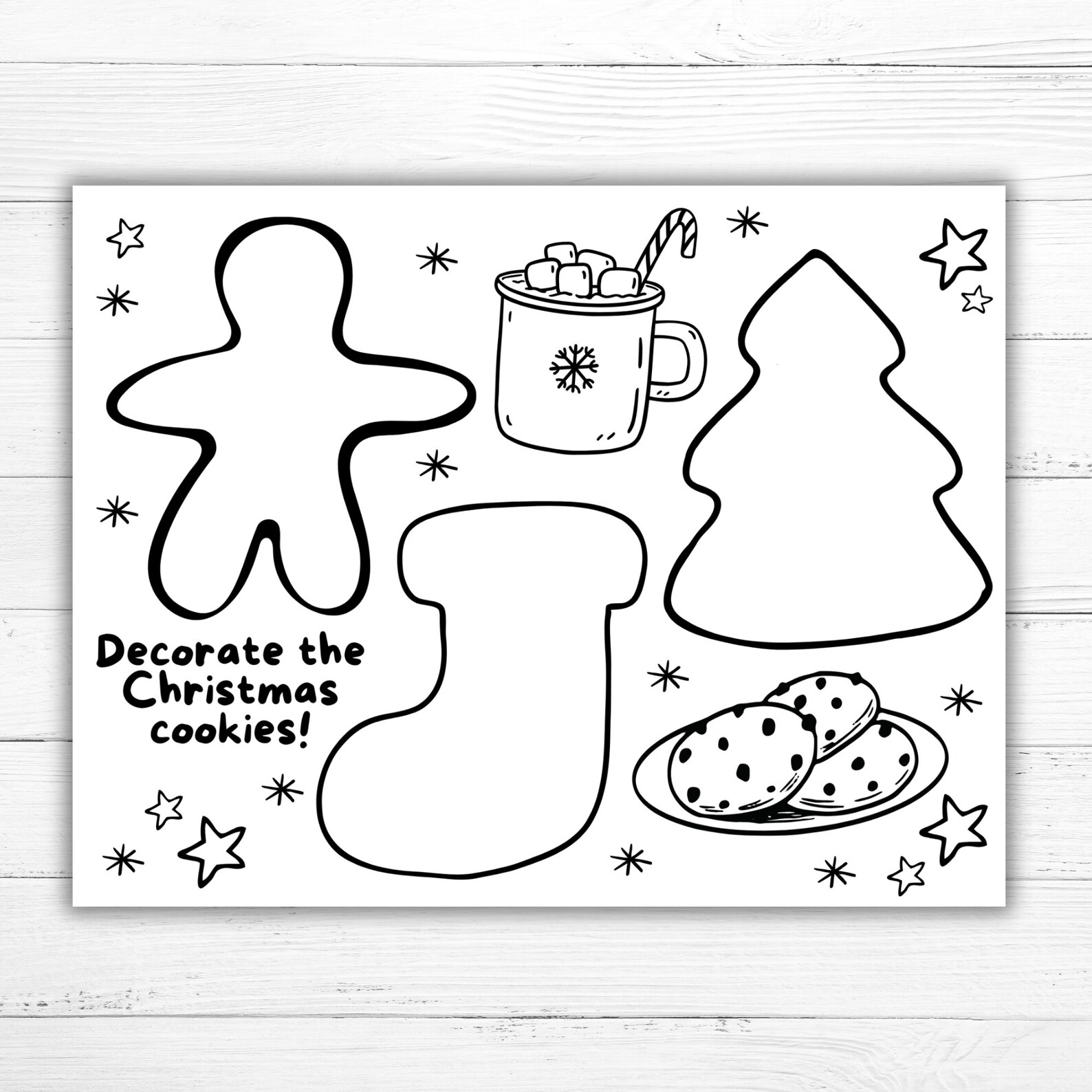Christmas Placemat Activity Pack for Kids | Holiday Printable ...