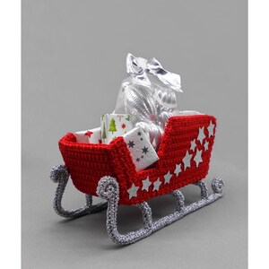 Crochet Pattern Christmas Sleigh - Sledge to Fill & Decorate - Easy - Etsy