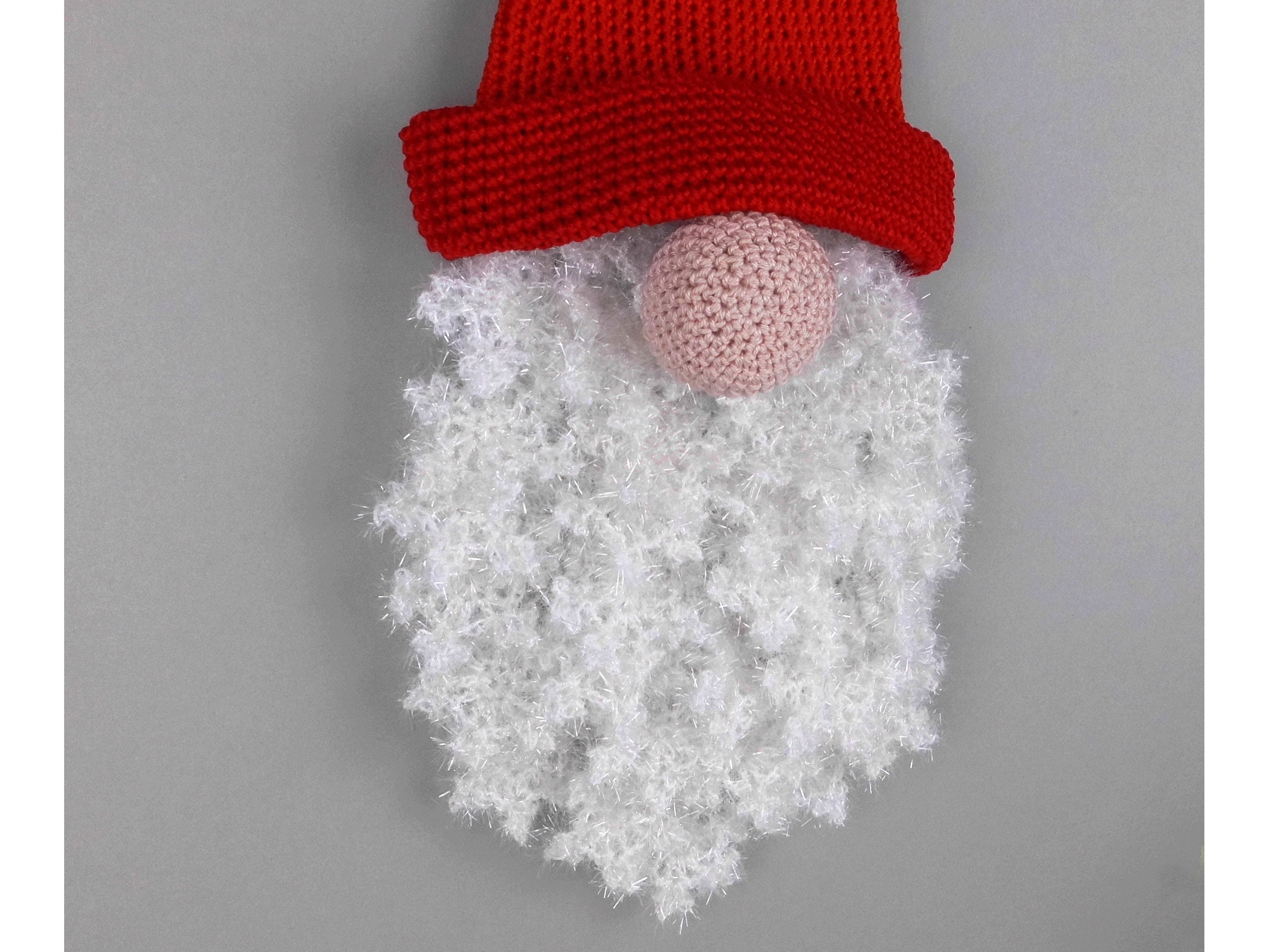 Crochet Pattern Door Decoration Winter Gnome Easy From - Etsy