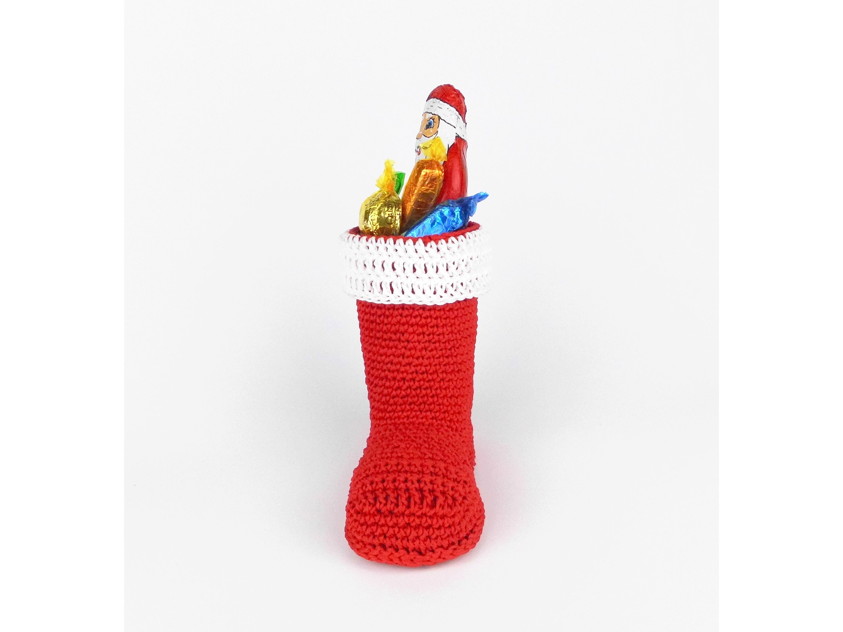Crochet Pattern Santa Claus Boot to Fill and Decorate, Christmas ...