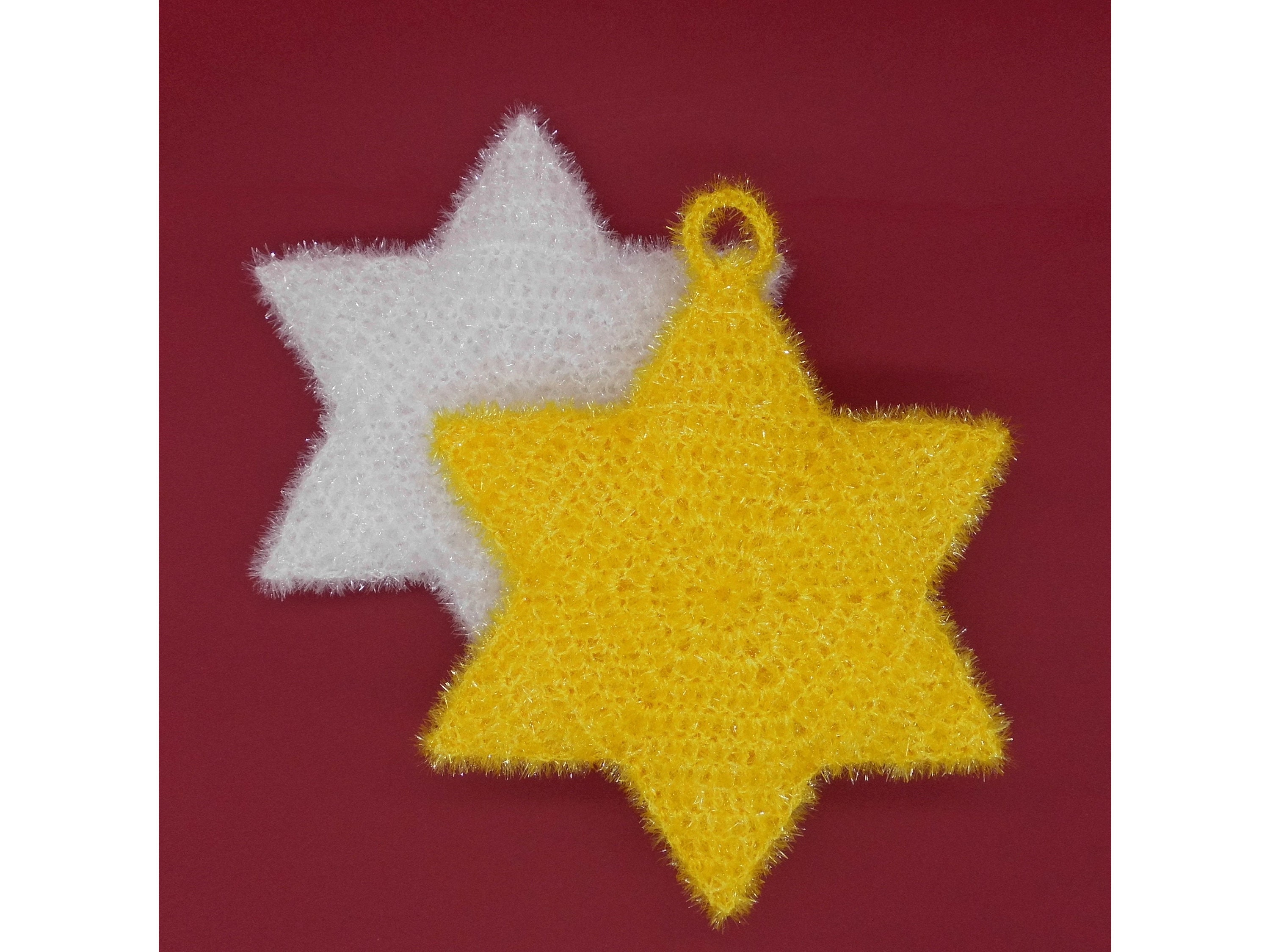 Crochet Pattern Star Sponge for Bathroom & Kitchen and for - Etsy