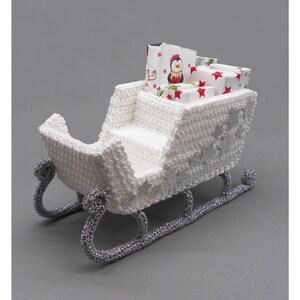 Crochet Pattern Christmas Sleigh - Sledge to Fill & Decorate - Easy - Etsy