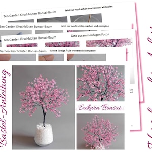 Crafting Tutorial Bonsai Cherry Blossom Tree - Beaded Tree Easy From ...