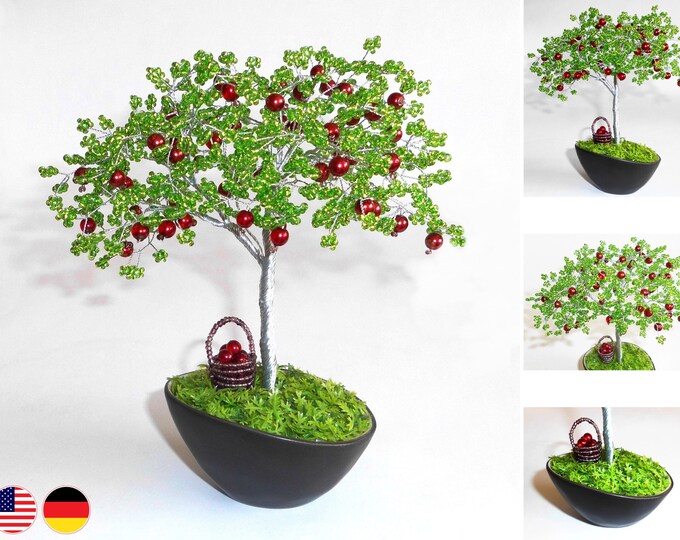 PDF Pattern Christmas Beaded Tree, Seed Bead Weaving Tutorial ...