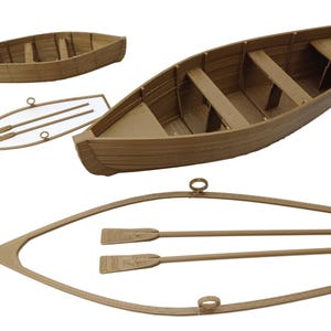 STL 3D Files for 12th and 24th Scale Rowboat. Instant Download. - Etsy