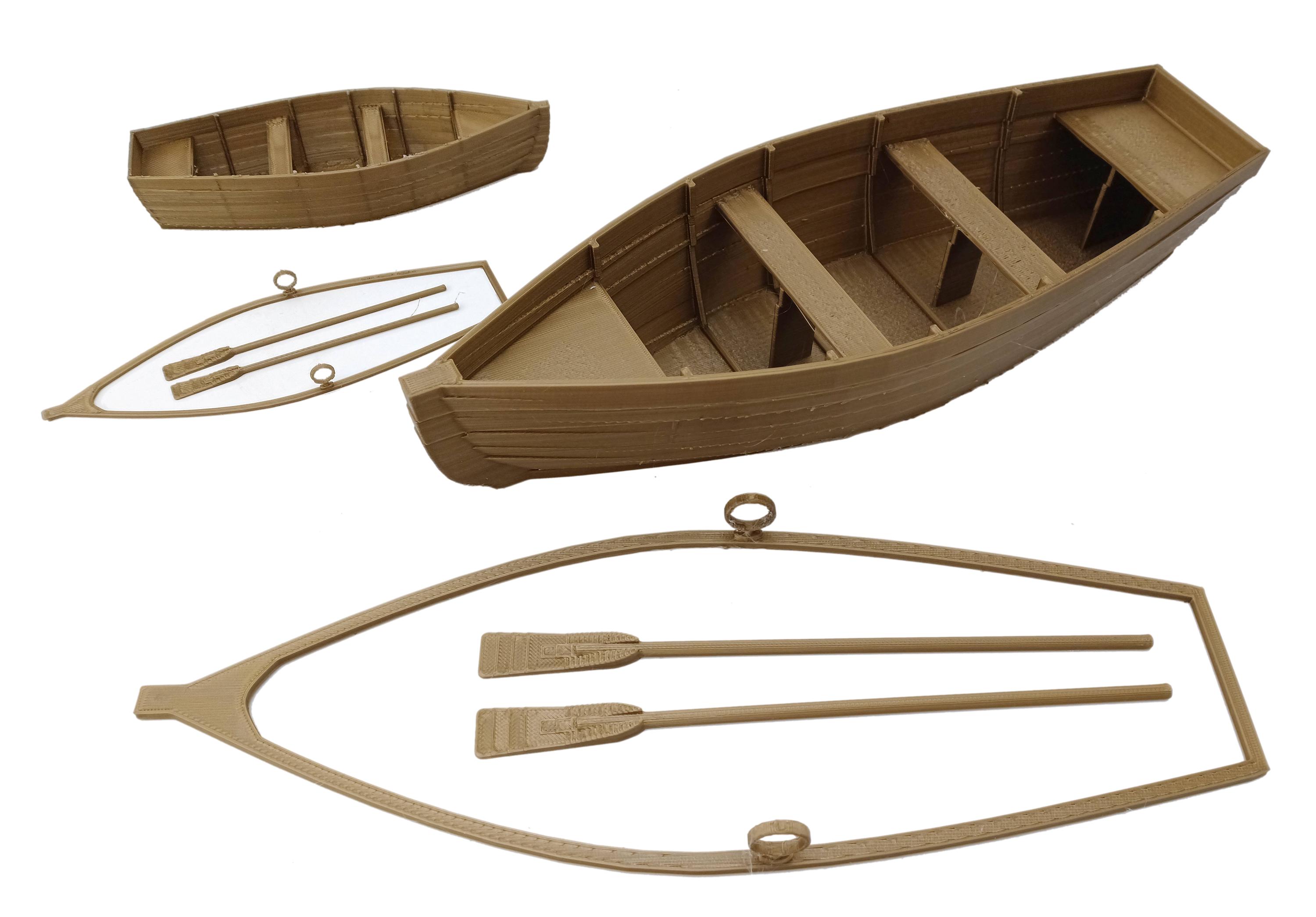 STL 3D Files for 12th and 24th Scale Rowboat. Instant Download. - Etsy