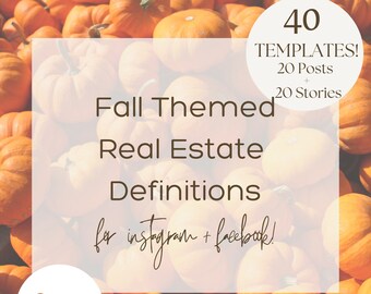 30 Fall-themed Gratitude Posts for Real Estate & Mortgage | Fall Themed ...
