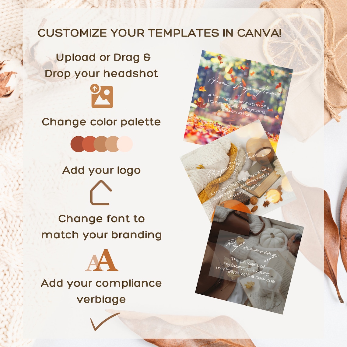 40 Fall-themed Real Estate Definitions for Posts & Stories | Fall ...