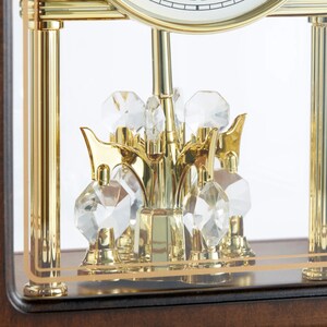 Engraved Bulova Durant Crystal Pendulum Milestone Clock, Personalized ...