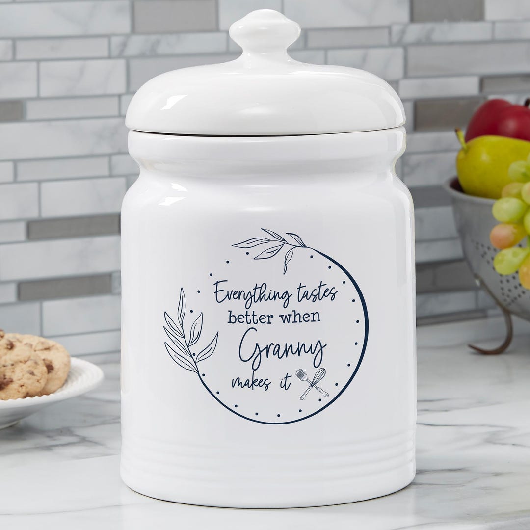 Personalized Cookie Jar – Custom Kitchen Gift – Cookie Lover Gift ...