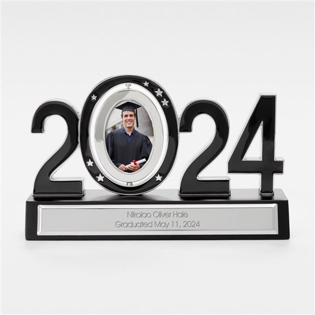 Engraved 2024 Graduation Tassel Frame , Custom Photo Frame, Graduation ...
