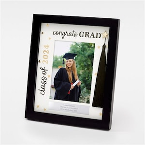 Engraved 2024 Graduation Tassel Frame , Custom Photo Frame, Graduation ...