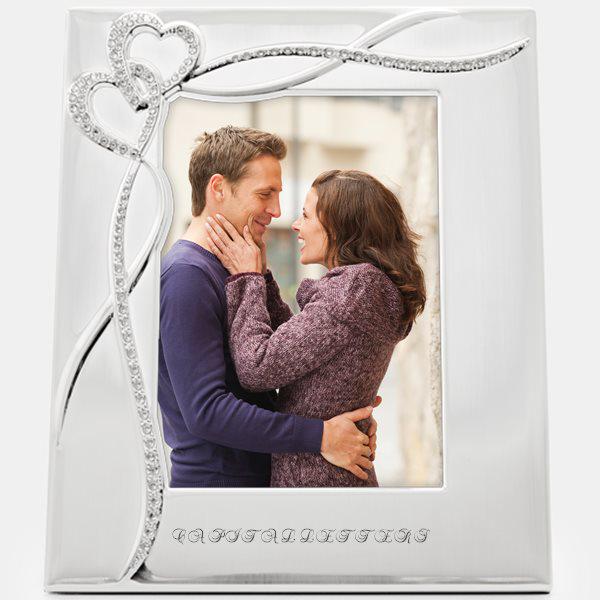 Personalized Wedding Picture Frame – 5x7 Picture Frame – Custom Silver ...