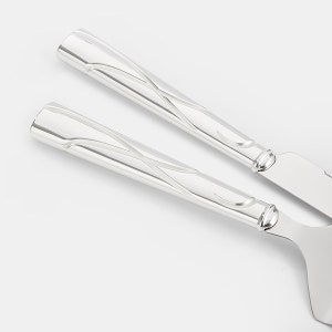 Engraved Lenox Adorn Cake Server Set, Personalized Wedding Day ...