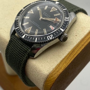 Vintage 1970’s Orvin 21-jewel Manual Wind Skin Diver With Date ...