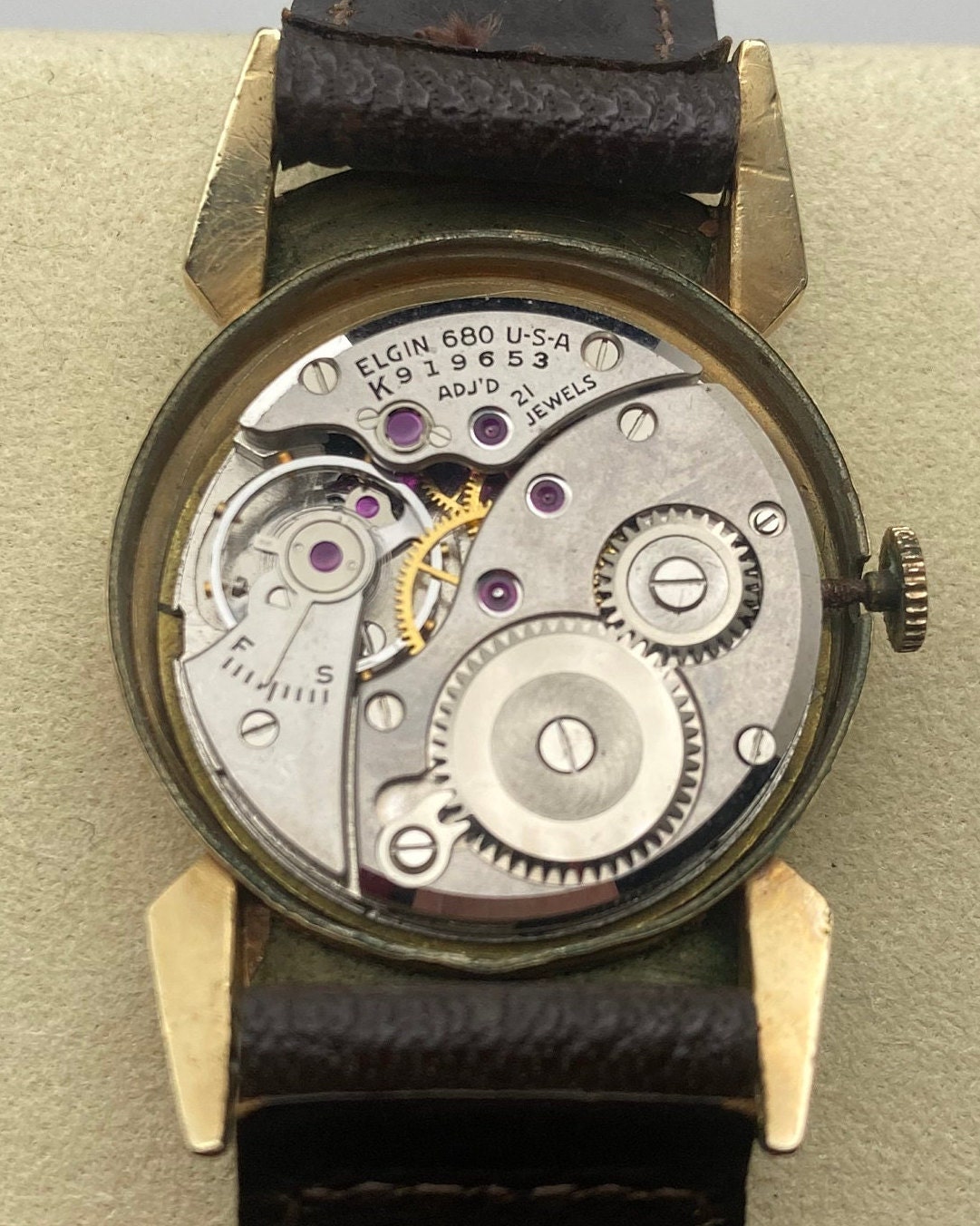 Vintage 1950s Lord Elgin el Dorado Manual Wind 21 Jewel Watch 14K GF - Etsy