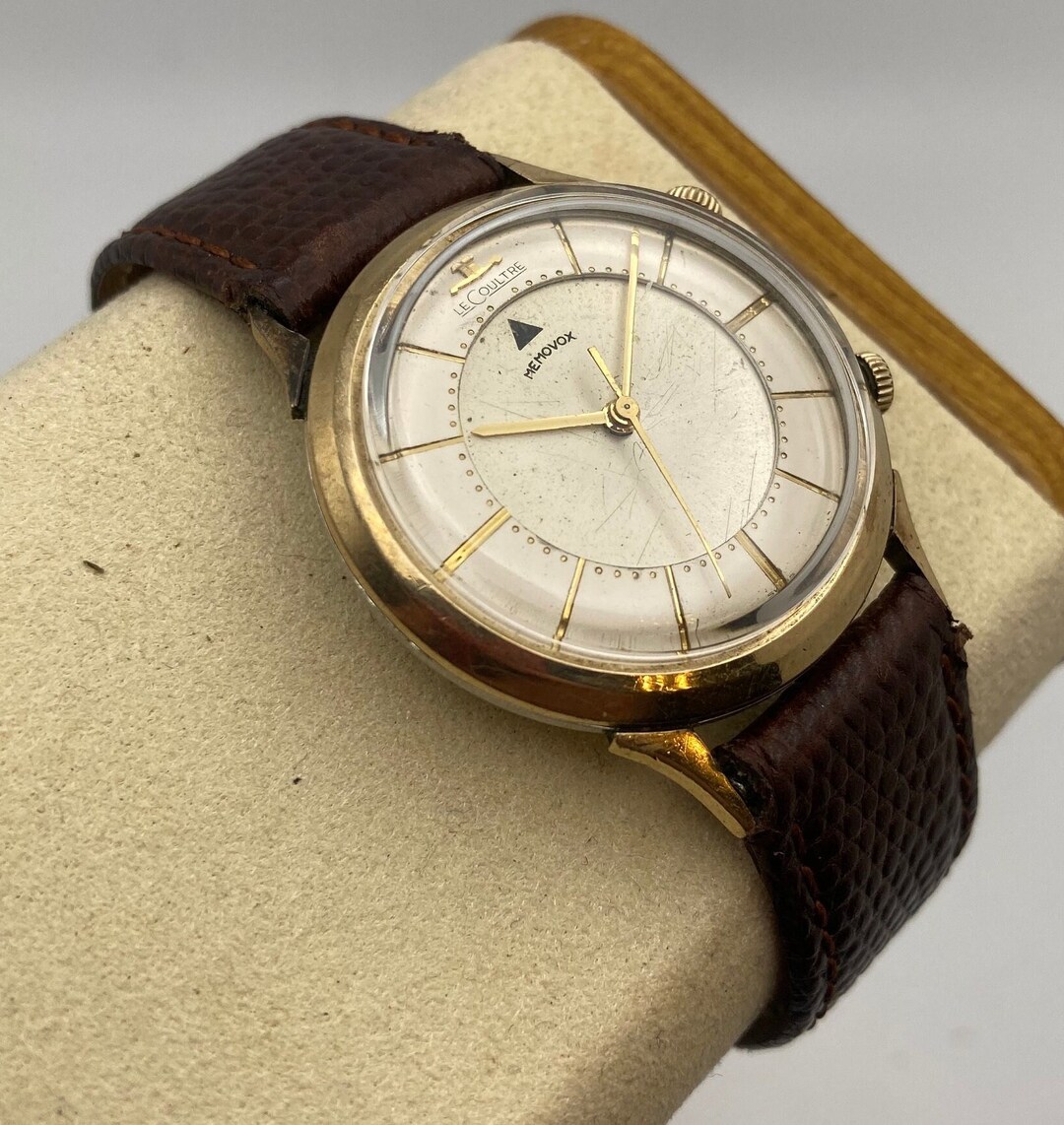 Vintage 1950’s Jaeger-lecoultre “memovox” Wrist Alarm Watch - Etsy