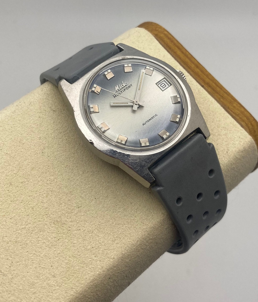 Vintage 1970’s Mido Multifort Blue Sunset Dial Automatic Watch - Etsy