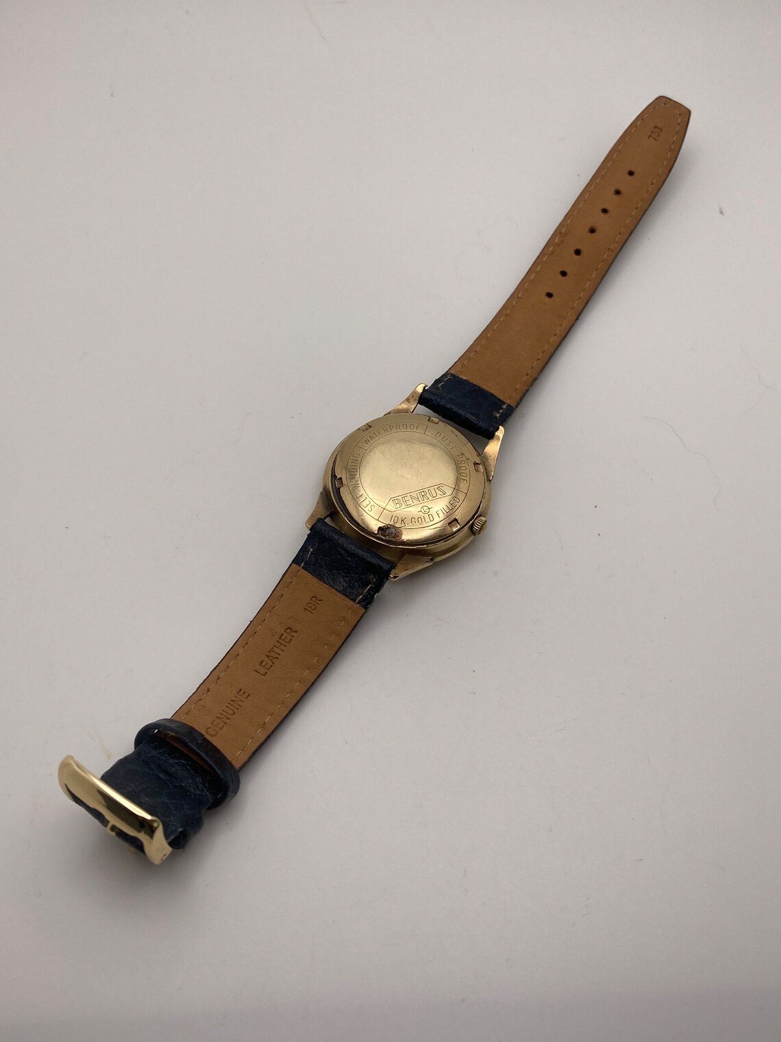 Vintage 1960s Benrus Automatic 25 Jewel Movement FE236 10K Gold Filled ...