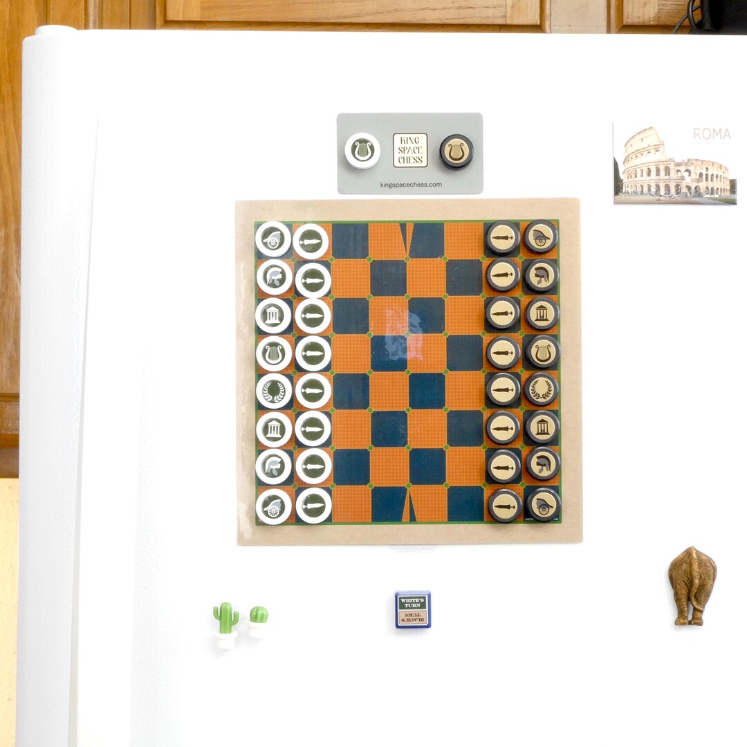 Fridge Wall Magnetic Chess Board Set, Various Sizes - IMPERIO ...
