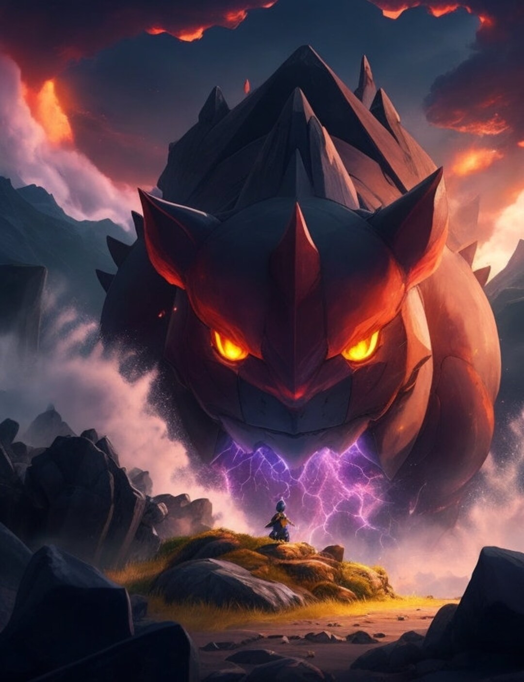 A Colossal Pokemon Wakes up From a Legendary Slumber. - Etsy