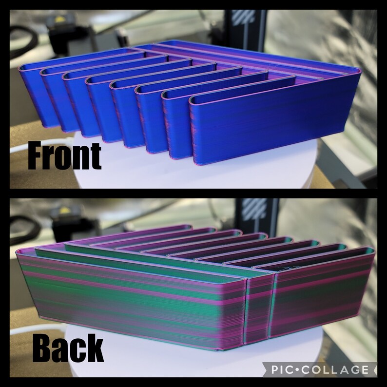 Mini Pull-tab Bingo Organizer. Blue, Green, Magenta. Compact Flash ...