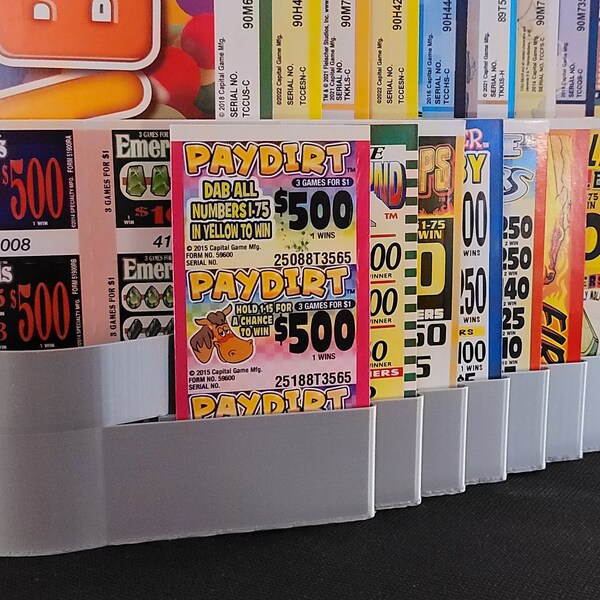 Bingo Pull Tab Holder - Etsy