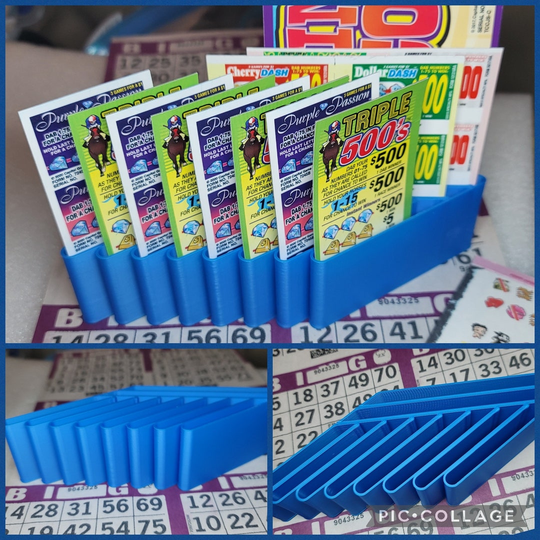 Mini Pull-tab Bingo Organizer. Choose a Color. Pull-tab Flash Holder ...