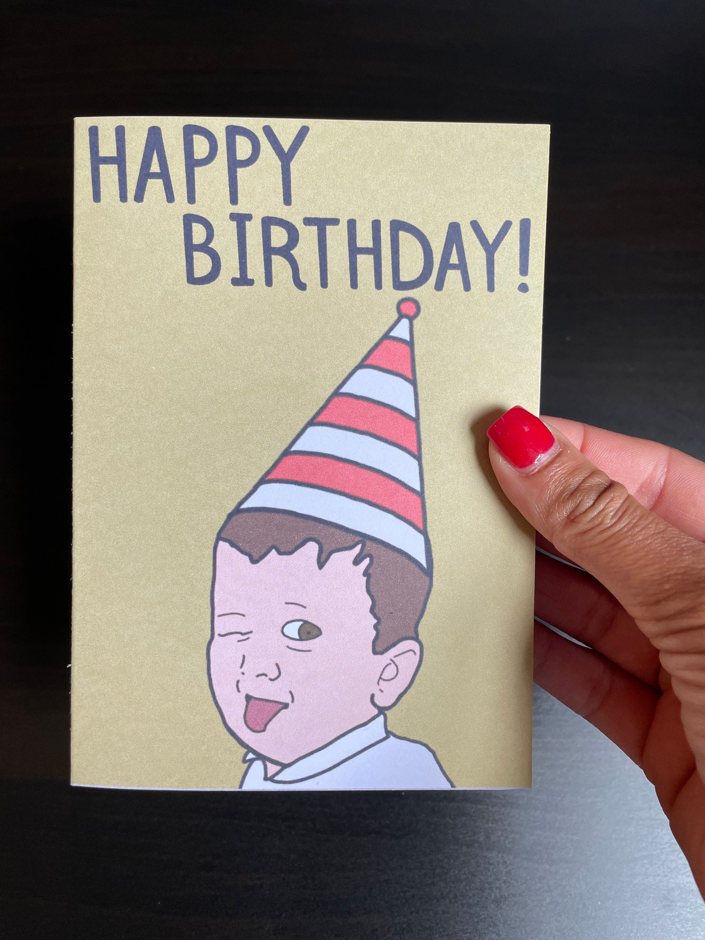Cheeky Birthday Card From Hasbulla Happy Birthday From Hasbulla - Etsy