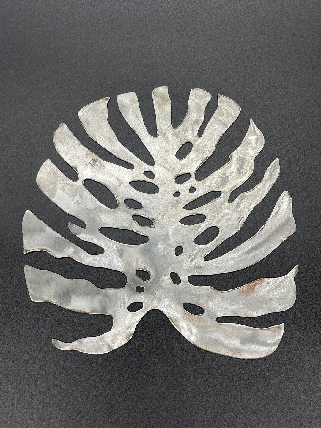 Steel Monstera Leaf - Etsy