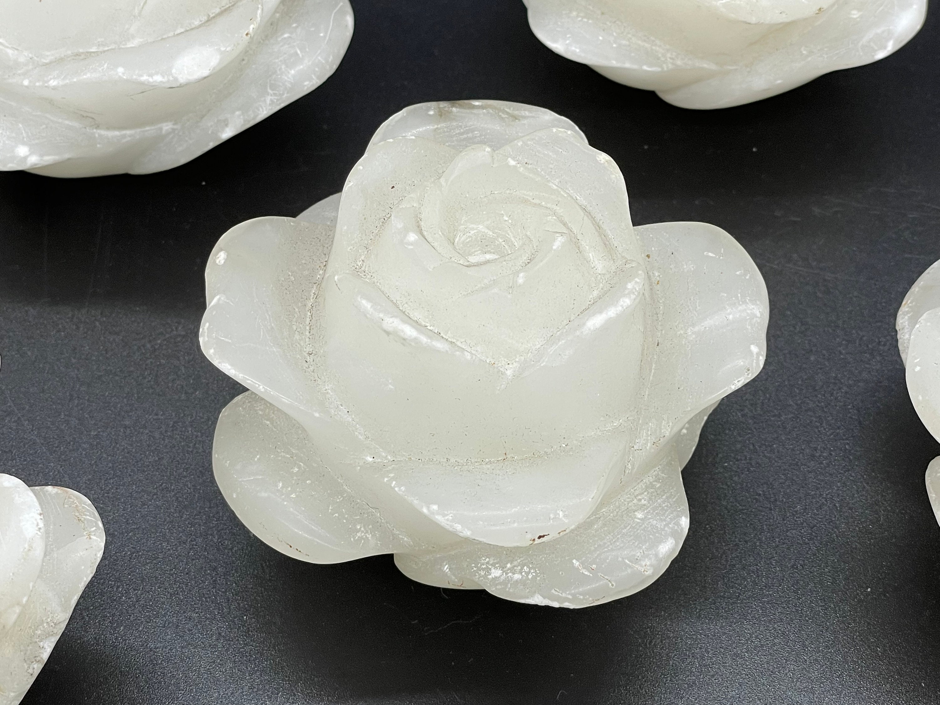 Hand-carved Alabaster Rose With Through Hole - Etsy