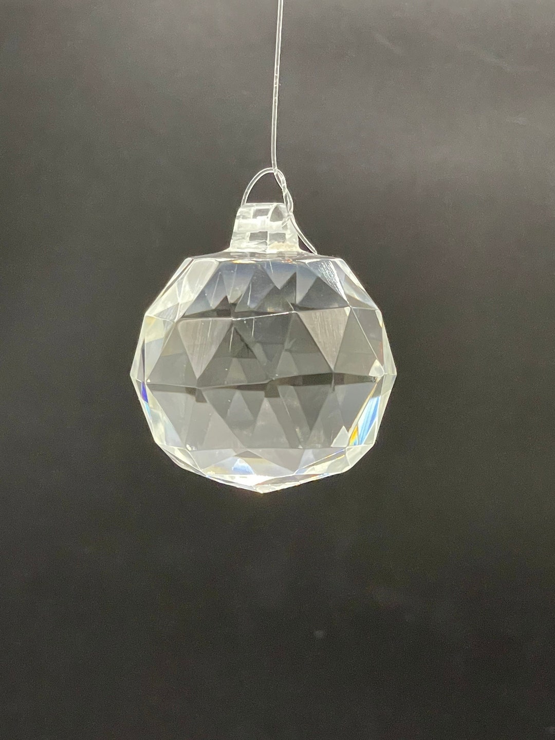 50mm Faceted Crystal Ball - Etsy