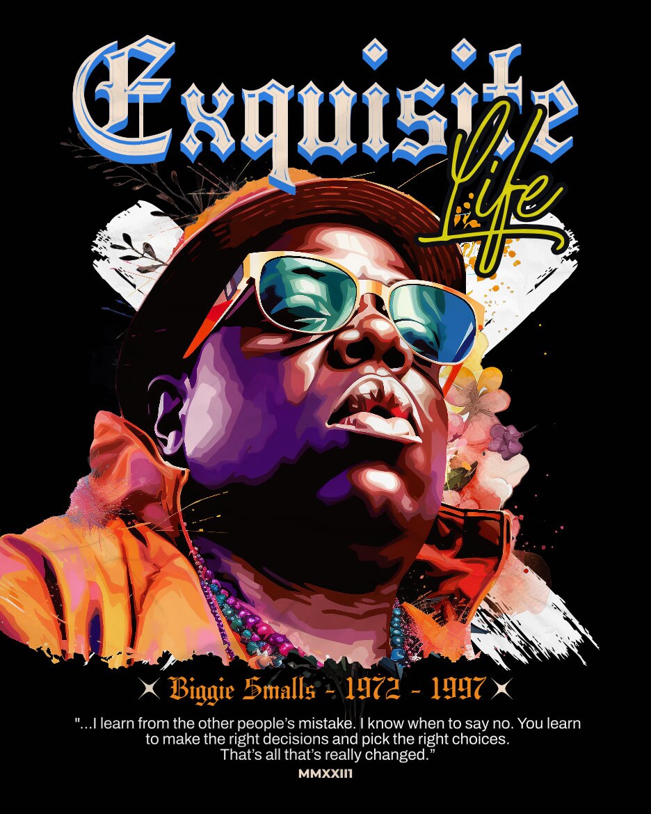 Capture Biggie's Larger-than-life Persona: Bring Home the Iconic Rapper ...