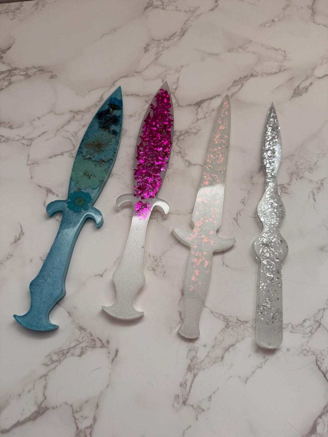 Resin Floral Dagger Fantasy Design Prop - Etsy