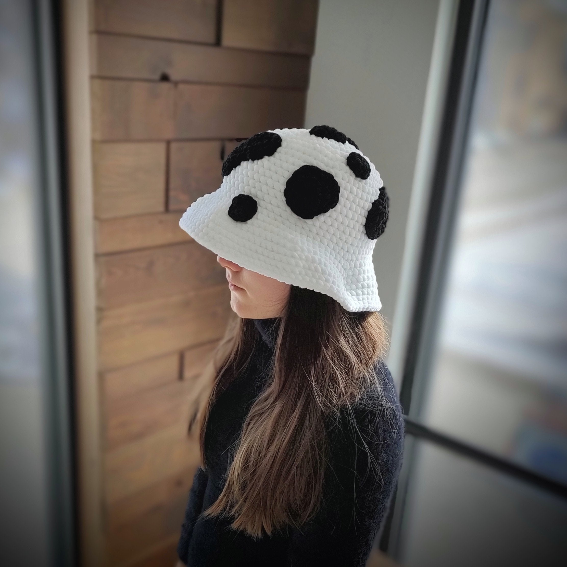 English Crochet Pattern: Cow Bucket Hat Tutorial PDF - Etsy
