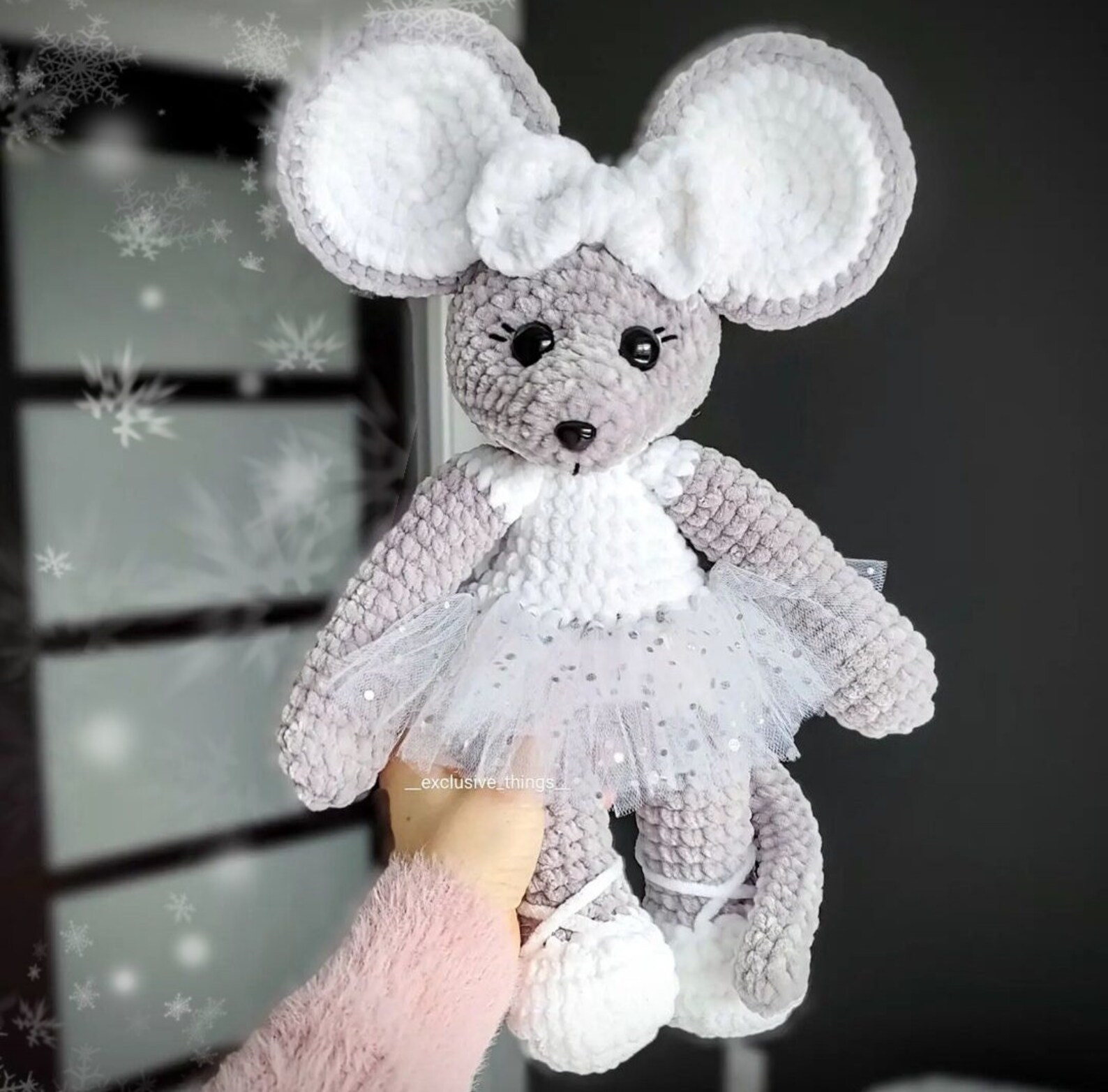 Adorable Ballerina Mouse Crochet Pattern PDF Tutorial for Amigurumi ...