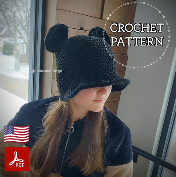Knit Mickey Mouse Hat Pattern