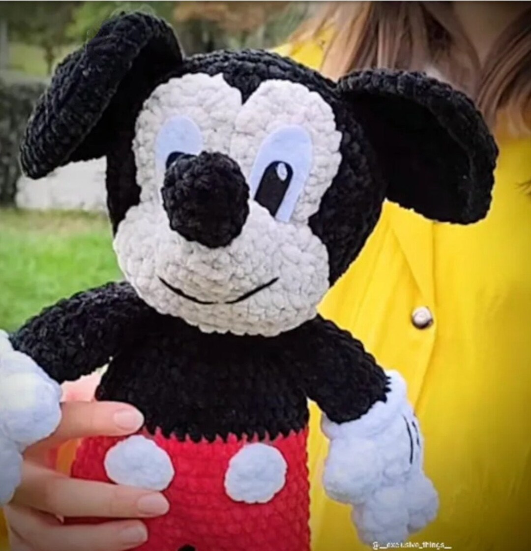 DIY Mickey Mouse Crochet Pattern in English Amigurumi Tutorial PDF ...