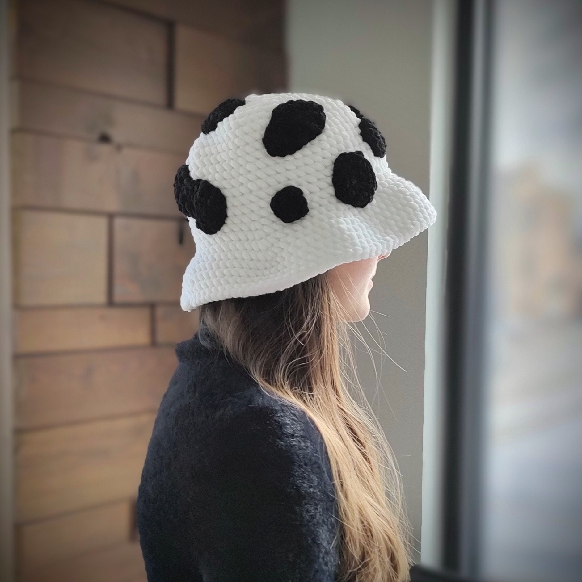 English Crochet Pattern: Cow Bucket Hat Tutorial PDF - Etsy