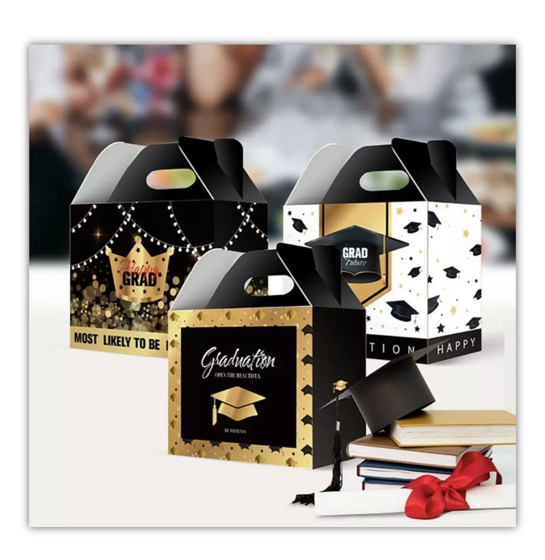 12 Graduation Favour Boxes, Graduation Gift Boxes, Graduation Return ...