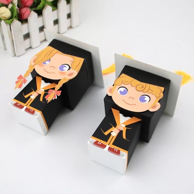 10 Graduation Favour Boxes, Graduation Gift Boxes, Graduation Return ...