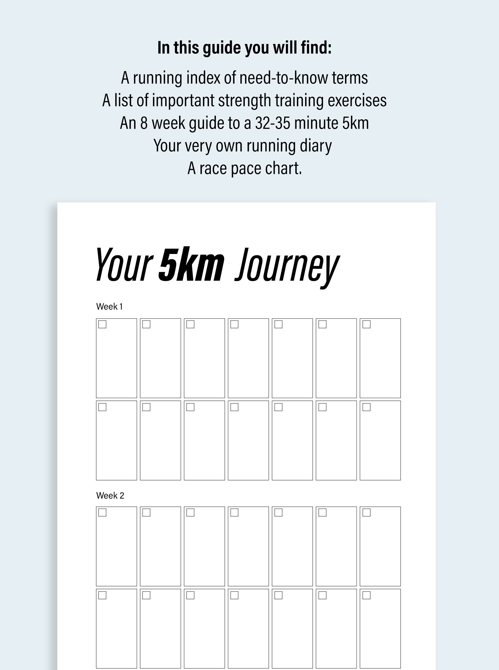 Complete Guide to 5km, Level 1, Running Journal, Cardio Log, Strength ...