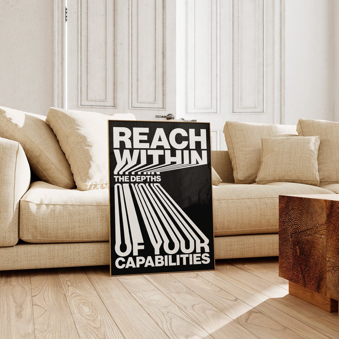 Running Motivational Poster Contemporary Graphic Design Typography ...