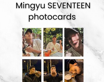 Seventeen Mingyu Photocards - Etsy