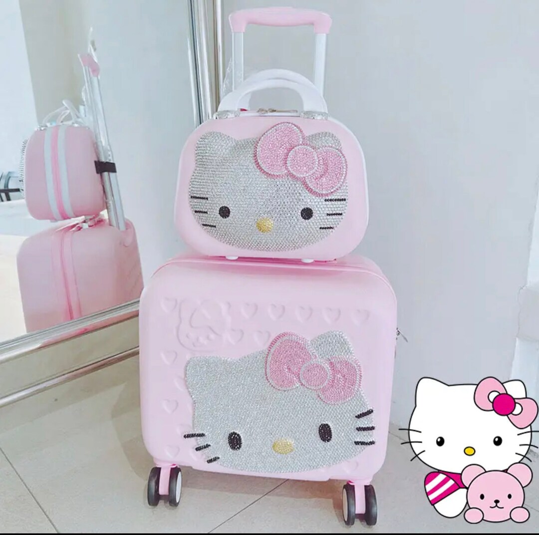 Sanrio Hello Kitty Cosmetic Case Anime Kawaii 14 Inches - Etsy