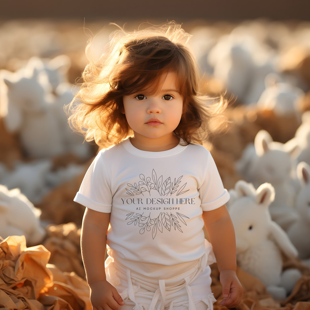 Kids Rabbit Skins 3322 White Kids Shirt Mockup Bundle Girls - Etsy