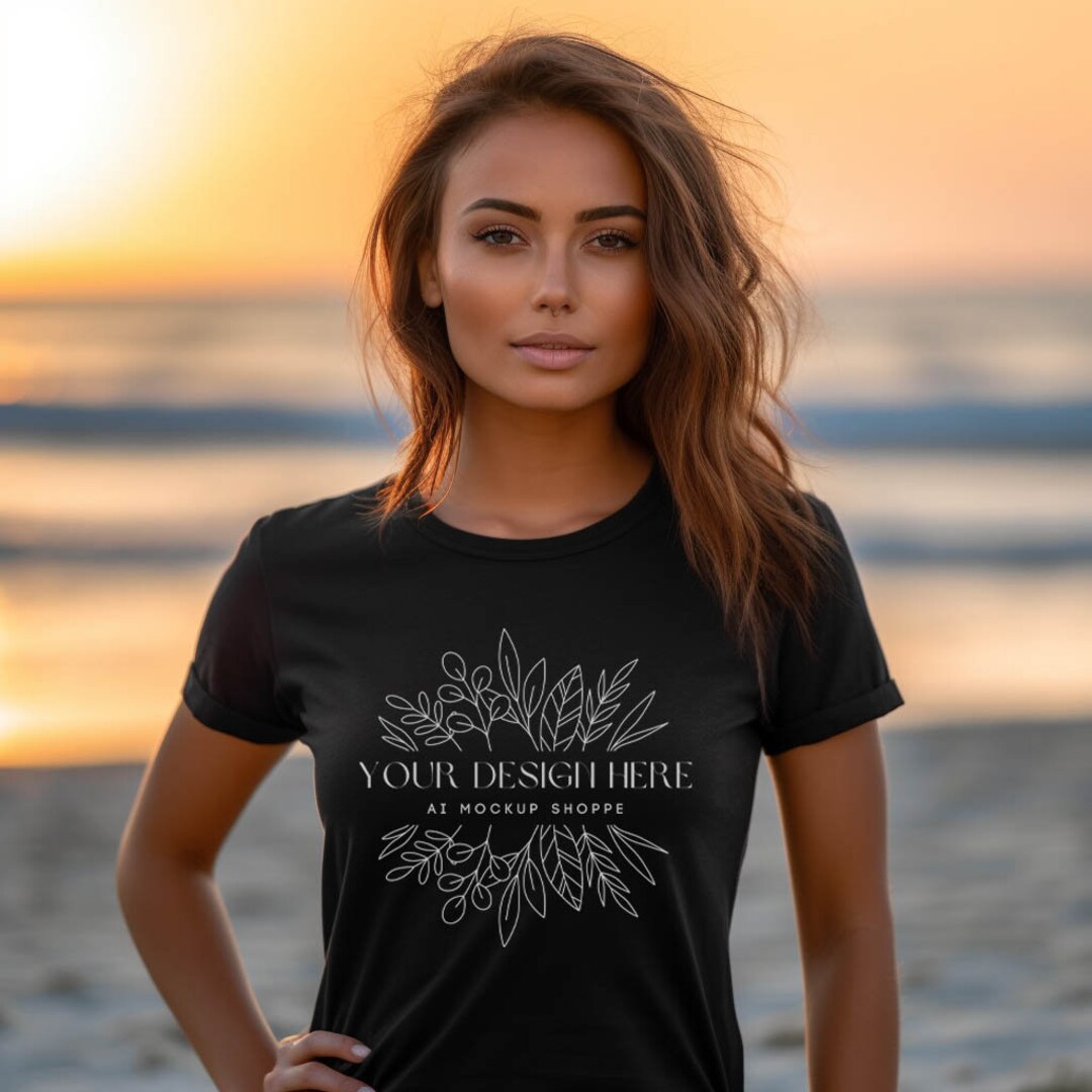 Black Bella and Canvas Mockup Lifestyle 3001 Mockup Bella - Etsy