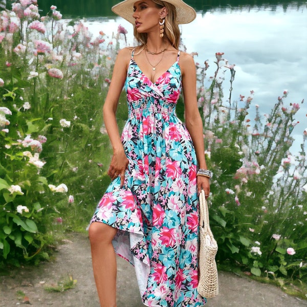 Summer Floral Dress - Etsy