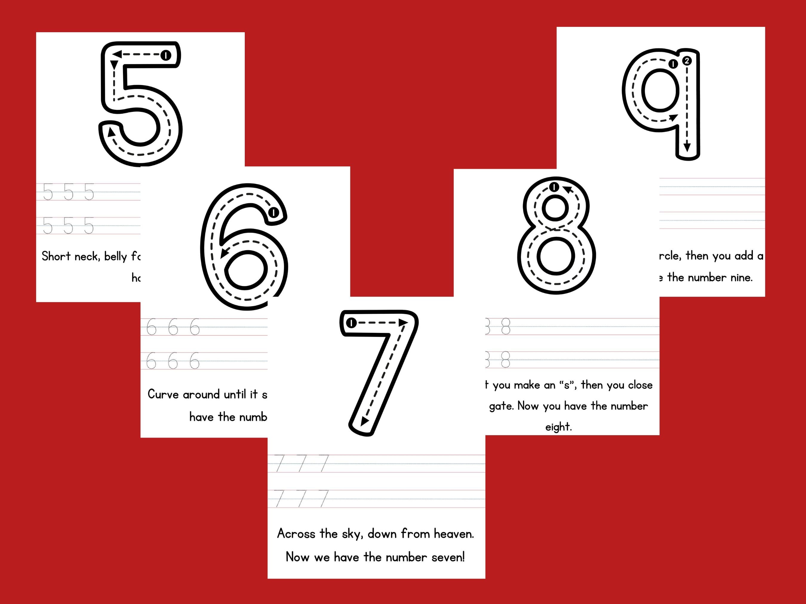 My Number Tracing Book / Number Tracing / Handwriting / Numbers ...